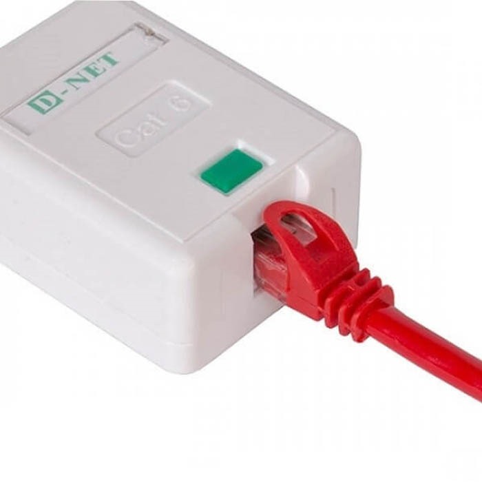 مشخصات, قیمت و خرید تجهیزات شبکه کیستون باکس دی نت مدل DNET - CAT6| شاپ9