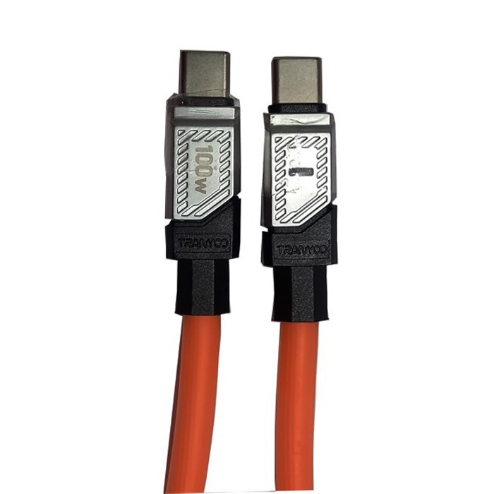 مشخصات , قیمت و خرید کابل تایپ سی به تایپ سی ترانیو مدل TRANYOO CC2 PD ...