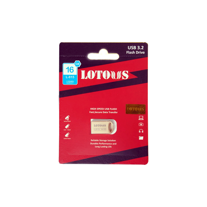 مشخصات و قیمت خرید فلش 16گیگ لوتوس LOTOUS L805|شاپ9