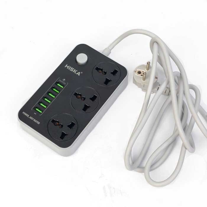 مشخصات و قیمت چند راهی برق هیسکا مدل HISKA CH-5510 |شاپ9