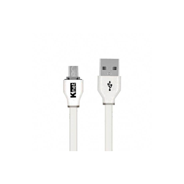کابل شارژ و دیتای 1.2متری KNET FLAT micro to usb